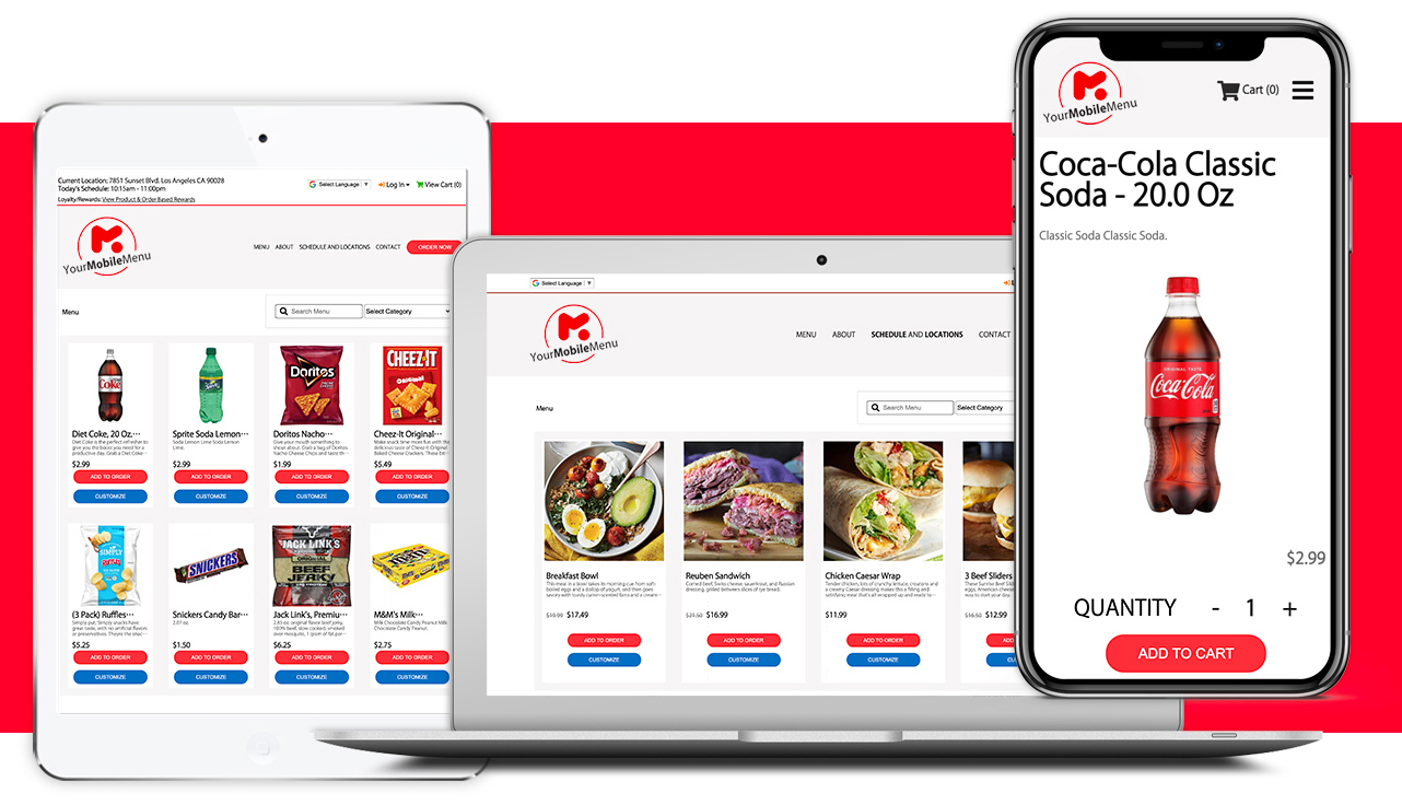 Online Ordering Platform Made for Independent Operators - Mobile Food Menu